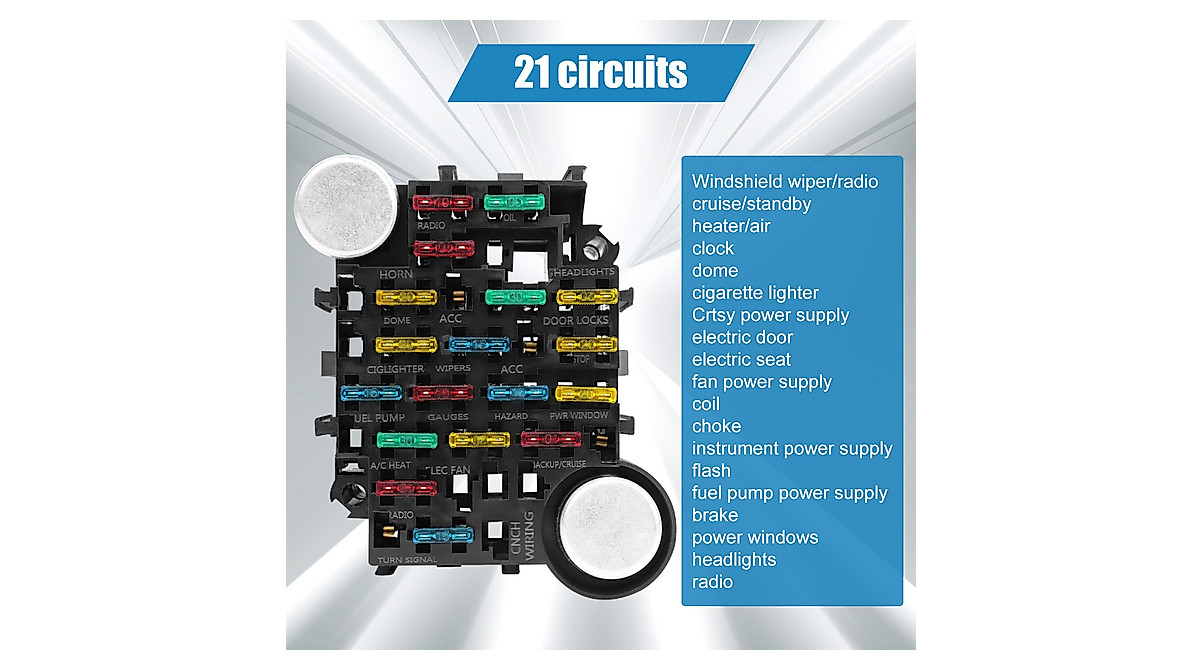 Universal 21 Circuit Wiring Harness Kit for Classic & Custom Cars