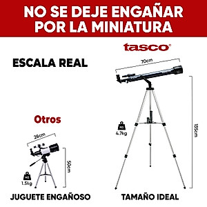 TASCO 30060402: Novice 60x700mm Telescope, Blue Refractor 402x Magnification, One Size