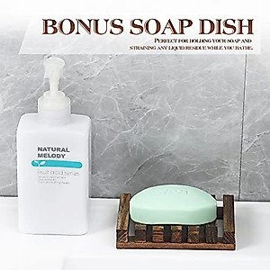 Farmhouse Wooden Vanity Tray Small Rectangle, Rustic Bathroom Tray Bathroom Organizer, Cosmetics Holder for Tissue Towel Jewelry Ring Dish Dresser Perfume, Decor Box (Brown, 4.8" W11.5 Lx1.2 H)