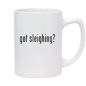 got sleighing? - 14oz White Ceramic Statesman Coffee Mug