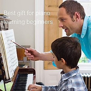 Transparent Removable Piano Keyboard Stickers Thin with Colorful Bigger Letter Used for 88/61/54/49 Keys for Piano Beginner Learning Kids