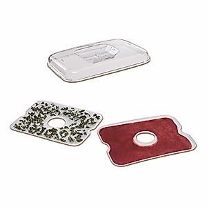 Hamilton Beach Digital Food Dehydrator for Fruit and Jerky, Vegetables and More, 5 Trays, Adjustable Temperature, 48 Hour Timer + Auto Shutoff, Grey (32100A)