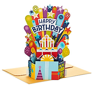 Hallmark Paper Wonder Pop Up Birthday Card with Music (Birthday Cake, Happy by Pharrell Williams)