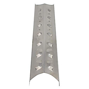 BBQ Grill Heat Shield Plate Tent Replacement Parts for Kenmore 148.16156210 - Compatible Barbeque Stainless Steel Flame Tamer, Guard, Deflector, Flavorizer Bar, Vaporizer Bar, Burner Cover 15 3/8"