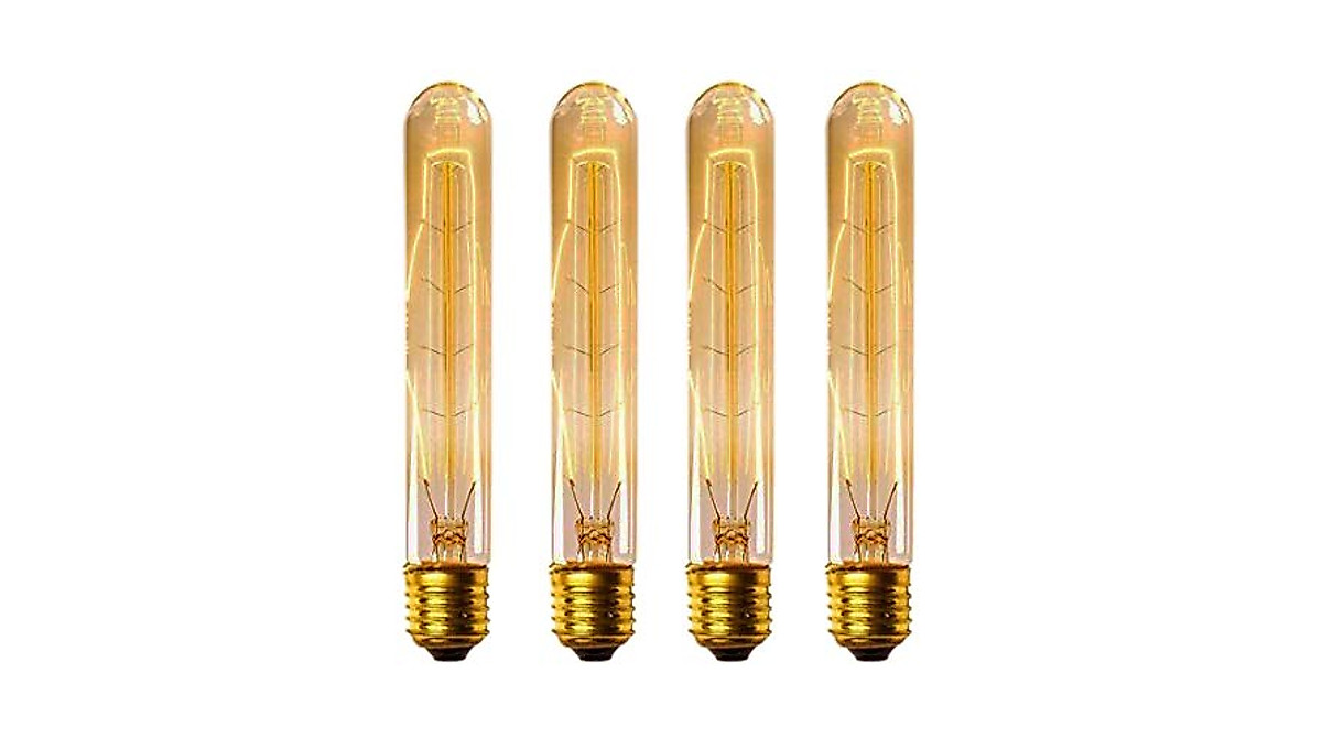 Vintage Edison Bulbs 4 Pack - Antique 40W T9 T185 E26/E27 for ...