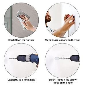 Acrylic Shelves for Wall, 15" Acrylic Floating Shelves Wall Mounted - Easy to Install, Kids Bookshelf, Display Ledge Wall Shelves for Bedroom, Living Room, Bathroom, Kitchen, Set of 2