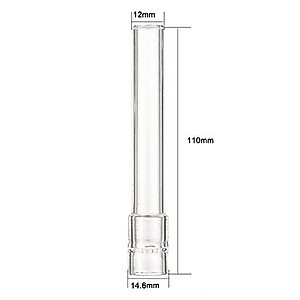 Solo Glass Tube Stem (110mm Straight) Steam Chemistry Air Drying Tube, 3-Pack