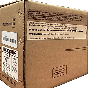 WAC Smart Fans Terminator Indoor and Outdoor 3-Blade Ceiling Fan 54in Matte White UV-C LED Up-Light and Remote Control