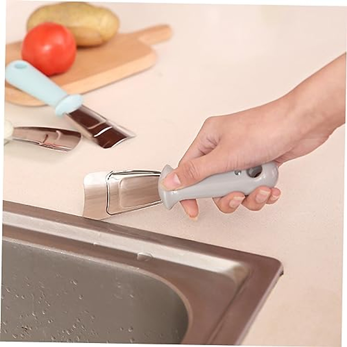 10 pcs Refrigerator for car Stainless Steel Refrigerator Stainless Steel Shovel deicing Scoops defrost Shovel Refrigerator ice Scraper Clean defrosting Spatula