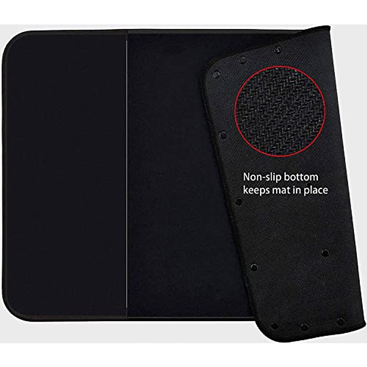 BOOSTEADY Non-Slip Gun Cleaning Mat for Glock, Thick Neoprene Magnetic Gun Mat, Pistol Cleaning Mat 20 x 12”