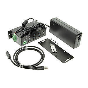 7 Port USB 3.2 Gen 1 Type-C Hub w/ESD Surge Protection & USB-C Upstream