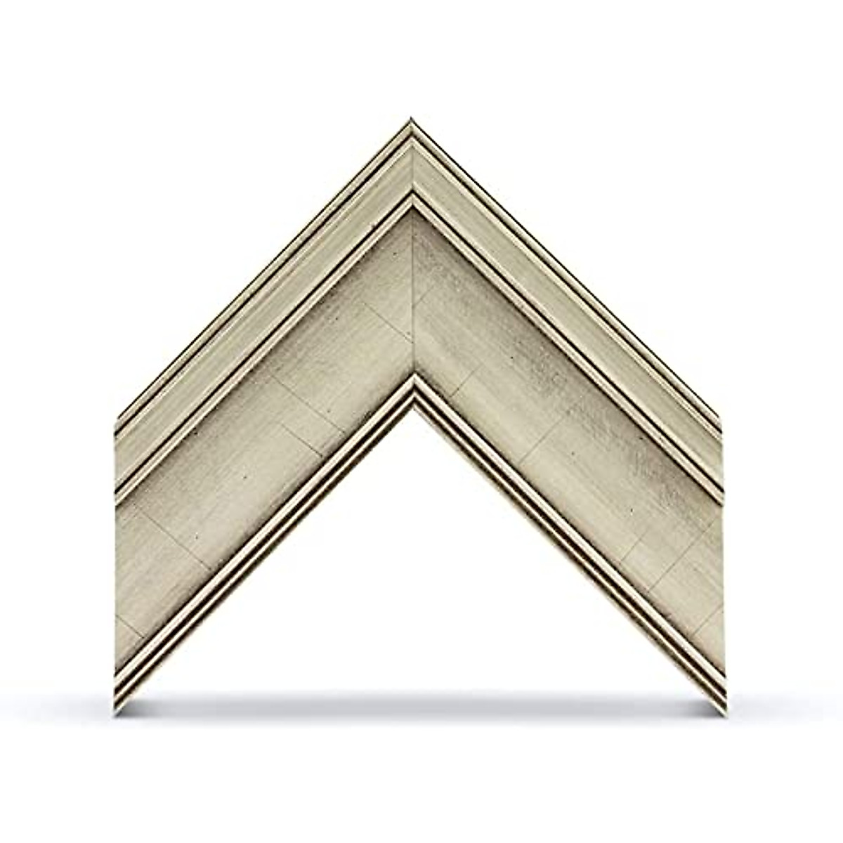 Deco TV Frames - Antique White Smart Frame Compatible ONLY with Samsung The Frame TV (50", Fits 2021-2023 Frame TV)