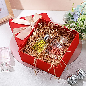 Outus 1lb Crinkle Cut Paper Shred Filler Shredded Paper for Gift Box Crinkle Metallic Shredded Cut Easter Grass Tissue for Wedding Birthday Wrapping Boxes Bags