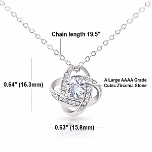 PRINT9GIFT To My Daughter Necklace From Dad, Jewelry Pendent Necklace with Message Card Birthday Gifts Idea For Daughter From Father