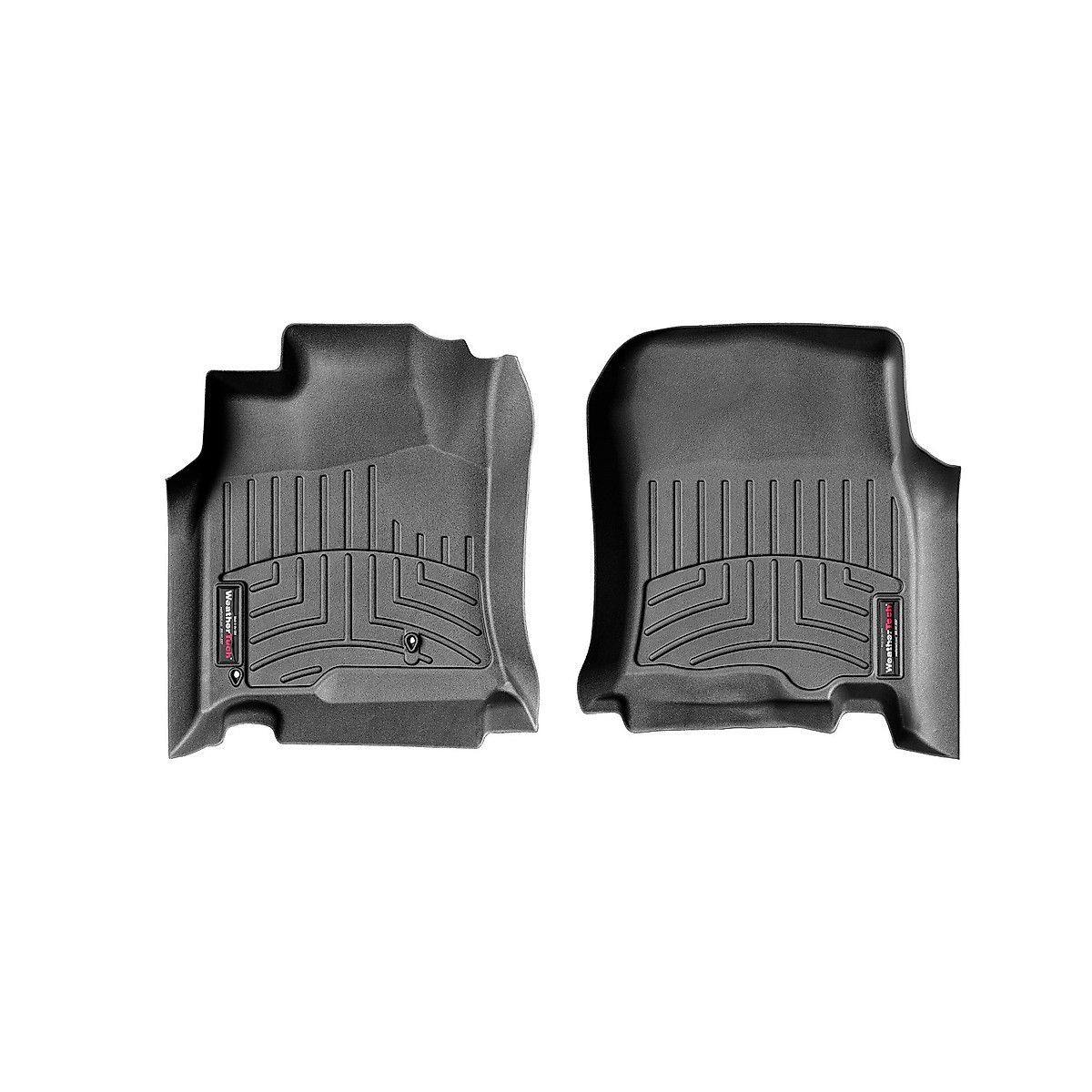 WeatherTech Custom Fit FloorLiners for Toyota 4Runner - 1st Row (440111), Black