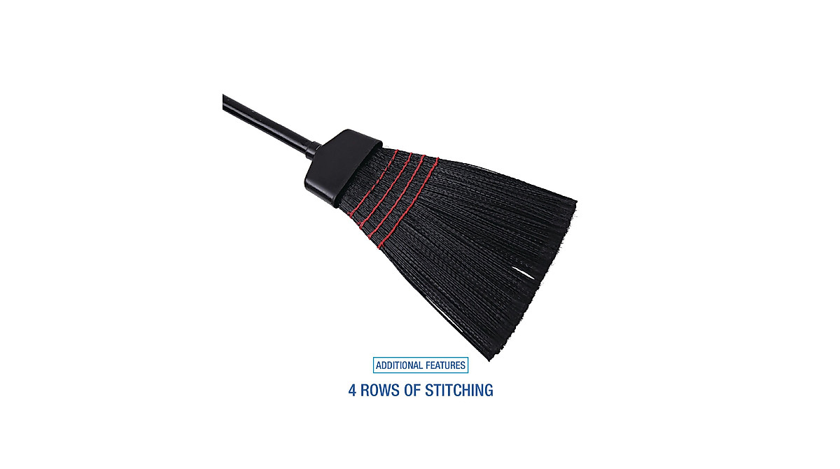 Boardwalk 54 in. Wood Handle Maid Broom for Light-Duty Sweeping