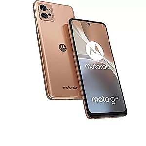 Motorola Moto G32 Dual-Sim 128GB ROM + 4GB RAM (GSM only | No CDMA) Factory Unlocked 4G/LTE Smartphone (Rose Gold) - International Version