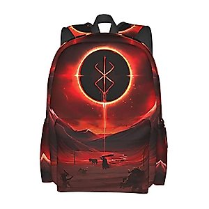 Anime Berserk Backpack 3d Anime Bookbag Large Capacity Laptop Backpacks Lightweight School Bag For College Students Travel Girls Boys