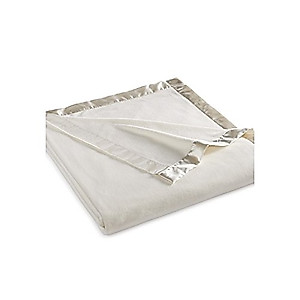 Martha Stewart Easy Care Soft Fleece Blanket (King, Ivory White)
