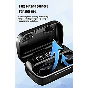 Wireless Earbuds, Bluetooth 5.2 Earbuds 140H Playtime Bluetooth Headphones HD Stereo Noise Cancelling Wireless Earphones in Ear with Mic, USB-C Charging Case, IP7 Waterproof Headset for Sports
