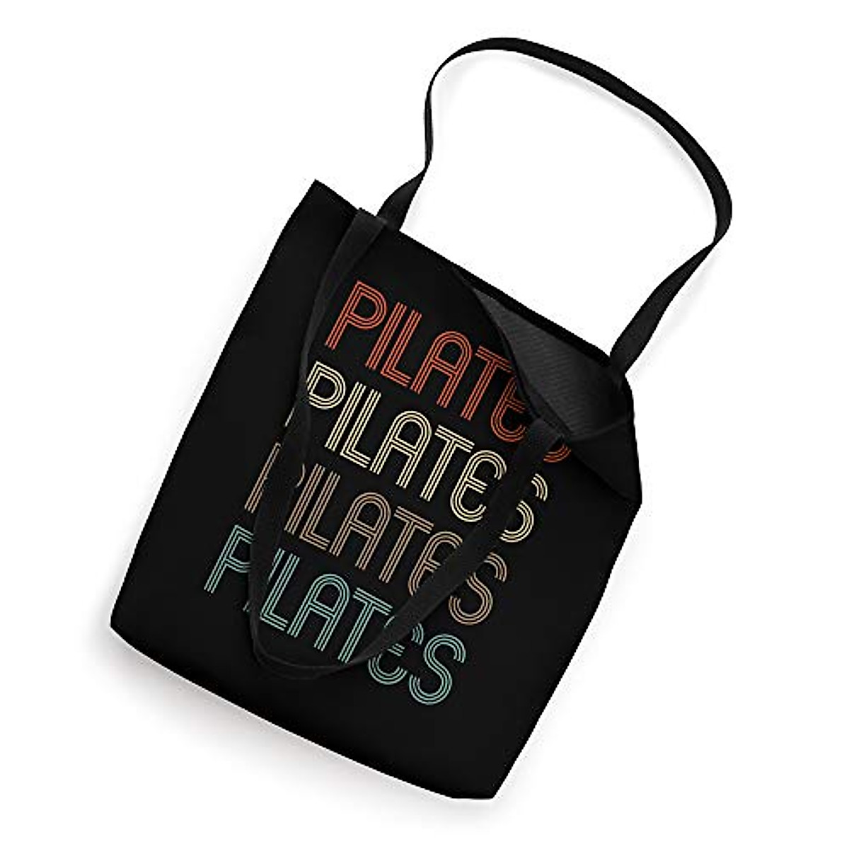 Vintage Retro Pilates Lover Trainer Instructor Gift Tote Bag