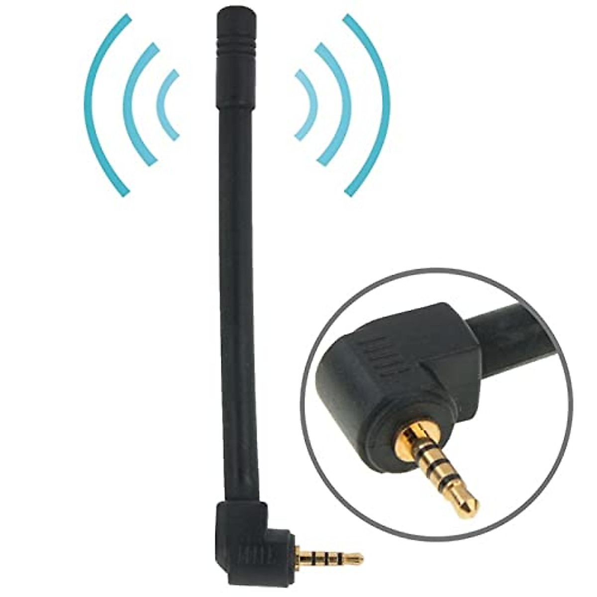 DAGIJIRD FM Radio Antenna 80MHz-108MHz Home Radio Stereo Receiver for Bose Wave Music System, Plug and Play