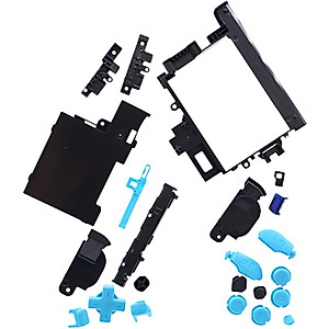 Deal4GO Full Housing Shell kit Case Cover w/All Buttons Set Replacement for Nintendo 2DS XL/New 2DS LL 2017 Console (Black)