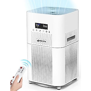 Dayette HEPA Air Purifiers for Home Large Room, CADR 400+ m³/h Up to 1720 Sq Ft, H13 Ture Hepa Air Filter Cleaner for Allergies Pet Dander Smoke Dust with 22dB Sleep Mode for Bedroom, White