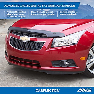 Auto Ventshade [AVS] Hood Shield Carflector | Low Profile, Smoke Color | 20756 | Fits 2006 - 2009 Ford Fusion