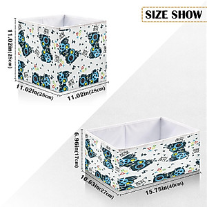 QUGRL Joystick Game over Storage Bins Organizer Gamepad Foldable Clothes Storage Basket Box for Shelves Closet Cabinet Office Dorm Bedroom 15.75 x 10.63 x 6.96 in