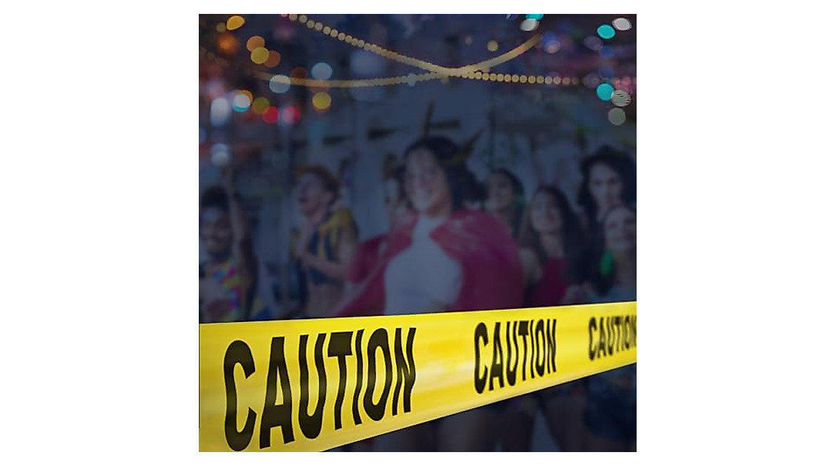 Goldblatt Caution Tape 2 Pack - High Visibility Warning Safety Tape