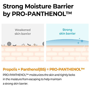 SOME BY MI Propolis B5 Glow Barrier Calming Toner - 5.07Oz, 150ml - Made from Propolis and Panthenol for Glass Skin - Skin Brightening and Calming Effect - Pore and Sebum Care - Korean Skin Care