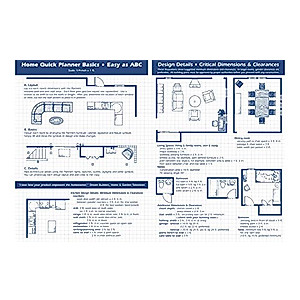 Home Quick Planner: Reusable, Peel & Stick Furniture & Architectural Symbols