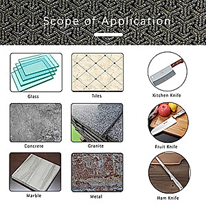 SDRTOP 7Pack Diamond Hand Sanding Pads Polishing Blocks for Granite Ceramics Marble Grit60-3000 Electroplated and Resin