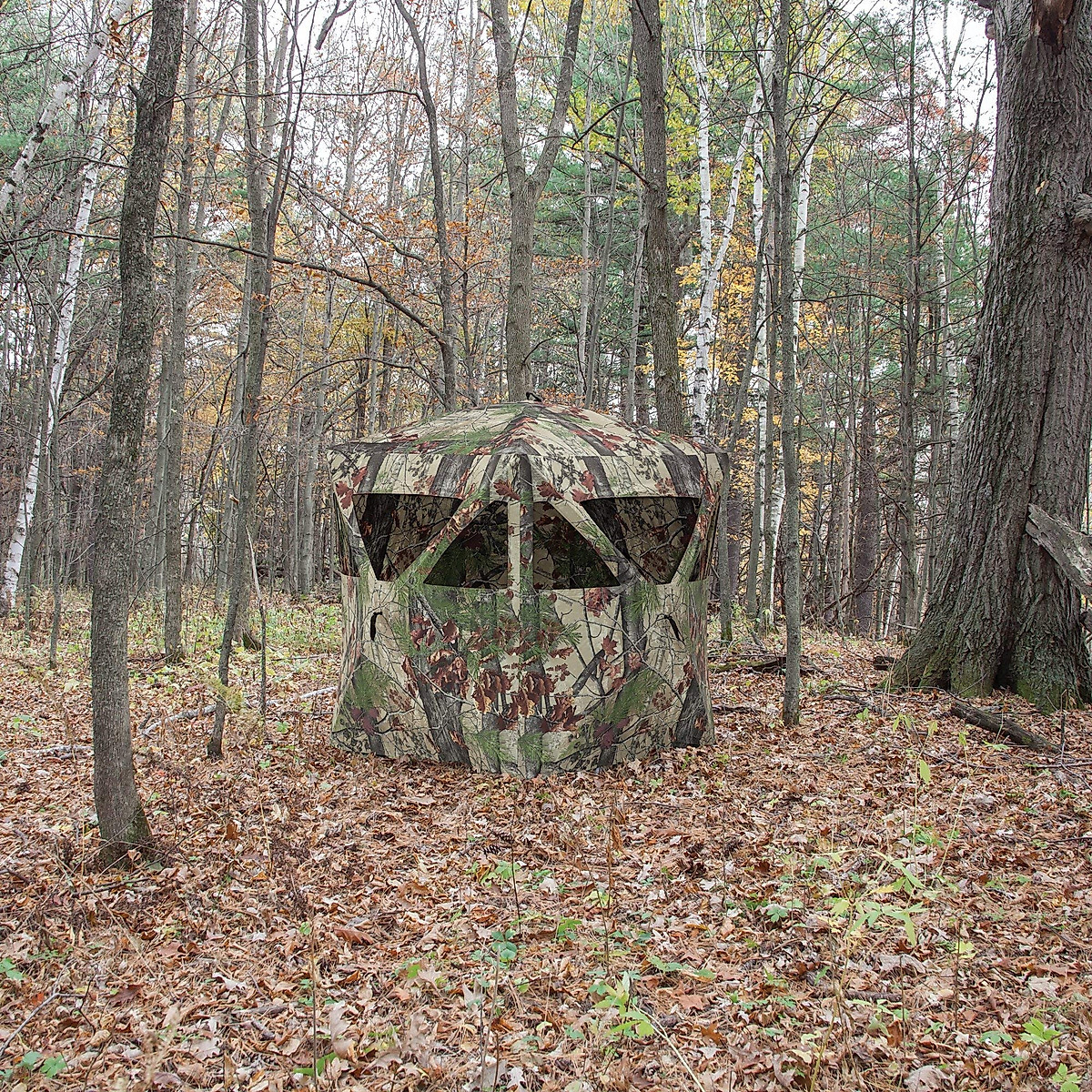 Barronett Blinds Backwoods Camo Lightweight Pop Up Hunting Ground Blind (3 Pack)