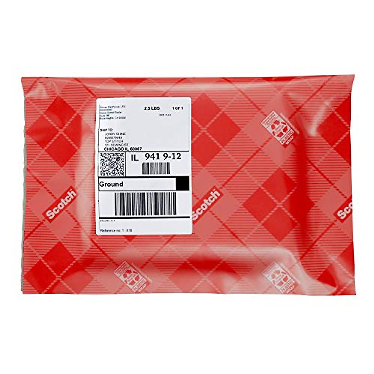 Scotch Flex and Seal Shipping Roll, 10 Ft x 15 in, Red Edition, Easy Packaging Alternative to Poly Mailers, Shipping Bags, Bubble Mailers, Padded Envelopes, Boxes (FS-1510-HOL)