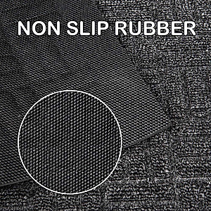 Amagabeli Large Outdoor Door Mats Rubber Shoes 36" x 24" Heavy Duty Low Profile Rug for Front Door Entrance Outside Patio Garage High Traffic Areas Indoor Waterproof