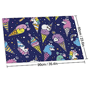 Cute Ice Cream Cones Look Like Animals Flags Decorative Funny Banners for Outside House Dorm Room Parties