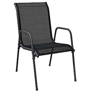 WFAUIBR Dining Set 3 Piece Patio ，Conversation Sets with Coffee Table ，for Portico, Backyard, Balcony, Pool Side, Garden, Living Room，Black/A