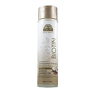 Roots Therapy Biotin, Argan&Coconut Professional Anti-Dandruff Shampoo Controls&Relieves Irritation&Flakes Of Scalp Effective,Fast-Acting Dandruff Relief Sulfate,Silicone,Paraben Free For All Hair Types and Textures Made in USA 10.82oz