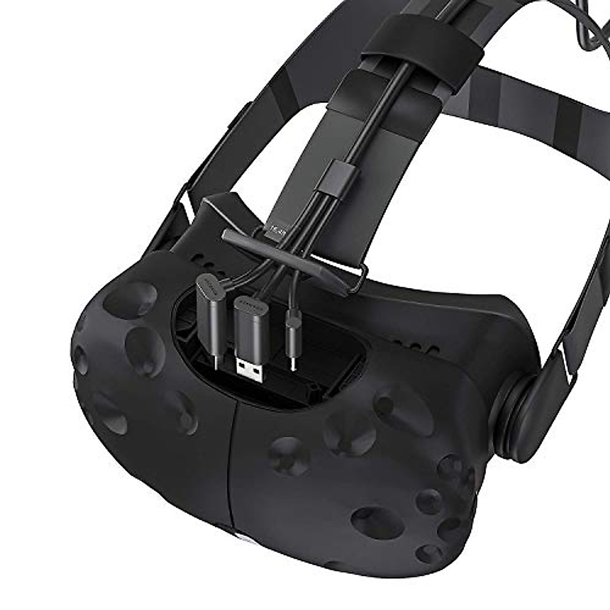 Skywin 3-in-1 VR Backpack Cable - Compatible with HP Z VR Backpack and HTC Vive - 3 in 1 HDMI+USB+DC 1 Meter Cable for Linkbox and Headset Connection (3.2 Foot) (Black)