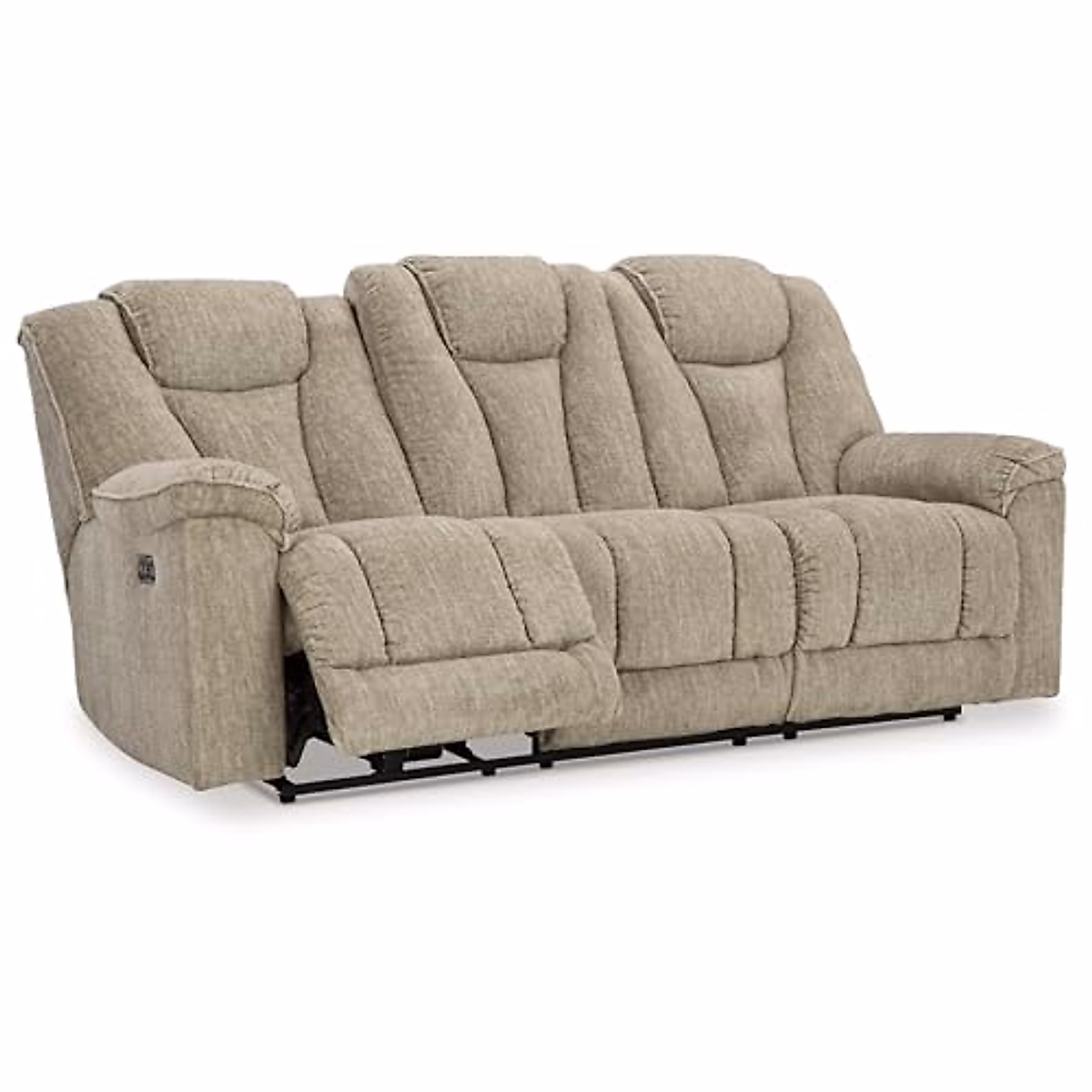 Signature Design by Ashley Hindmarsh Power Reclining Sofa, 86" W x 44" D x 42" H, Gray