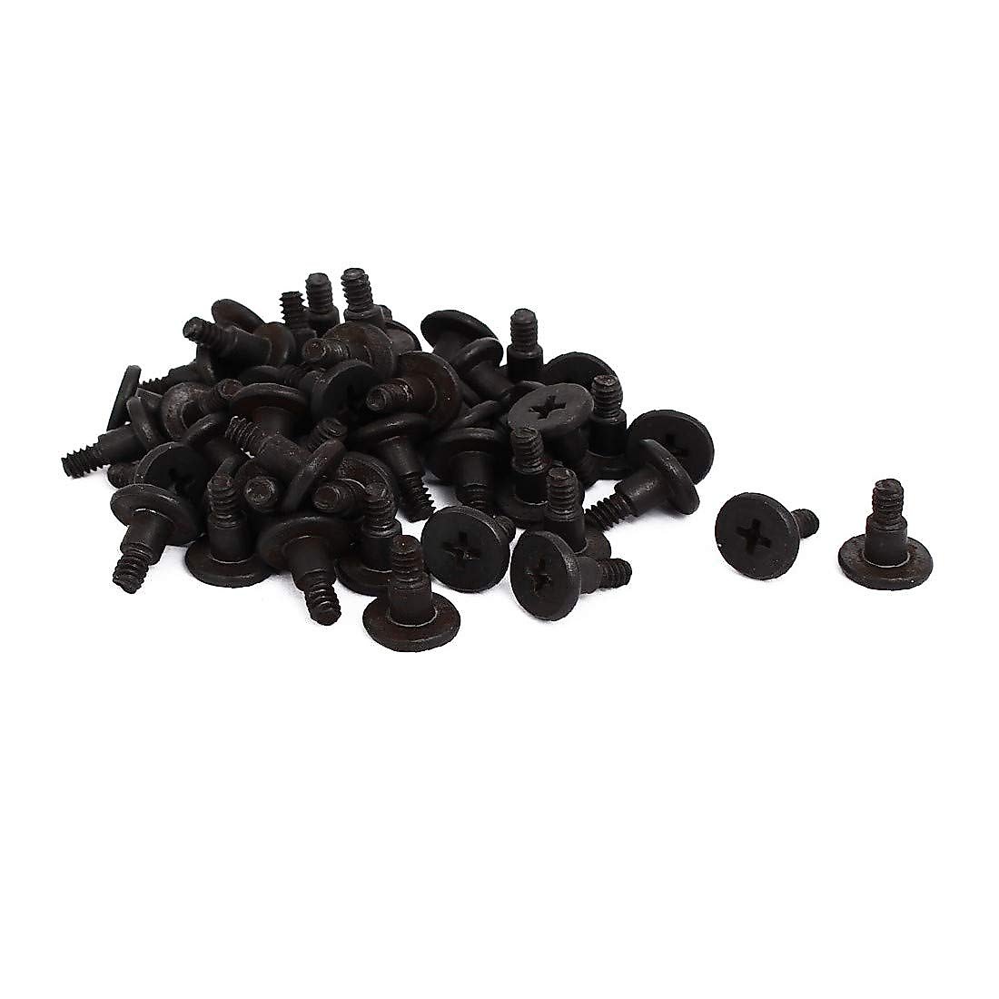 New Lon0167 Laptop Computer Featured Shockproof Phillips Flat reliable efficacy Head Bolts Hard Drive Screws Black 50pcs(id:f76 99 7f 346)