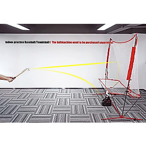 Nets for Tennis Ball Machine(10lb) Ball Recycling Nets Also for Pickleball and Cricket(Diameter<2.95in),Portable and Easy to disassemble;Solo Practice Tennis Indoor&Outdoor(New)