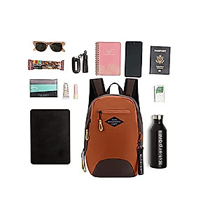 Sherpani Vespa, Mini Backpack for Women, Backpack Purse for Women, RFID Protection, Fits 10 Inch Tablet (Clay)