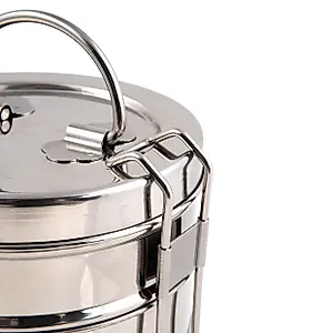 4 Tier Indian-Tiffin Stainless Steel Large Tiffin Lunch Box