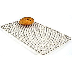 Update International 10-inch W x 18-inch L Stainless Steel Pan Grate (78290)