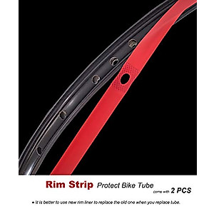 2 Pack Bike Tube 700x18/32C Presta Valve, Road Bicycle Inner Tubes with Tire Levers and Strips, 700C Bike Tube Compatible with 700x18C 700x20C 700x21C 700x23C 700x25C 700x28C 700x30C 700x32C Tire