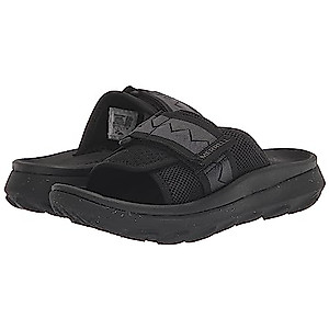 Merrell Women's Hut Ultra Slide Sandal, Black/Black, 7