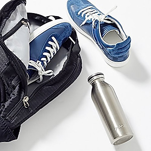 Mosh! DMMB450SV Vacuum Insulated Screw Type Mug Bottle 0.1 gal (0.45 L) Silver